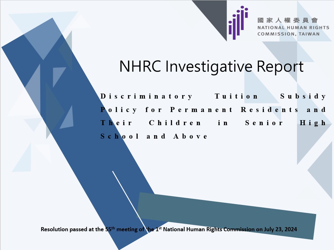 NHRC Investigative Report—Equal Treatment in Secondary Education for ...